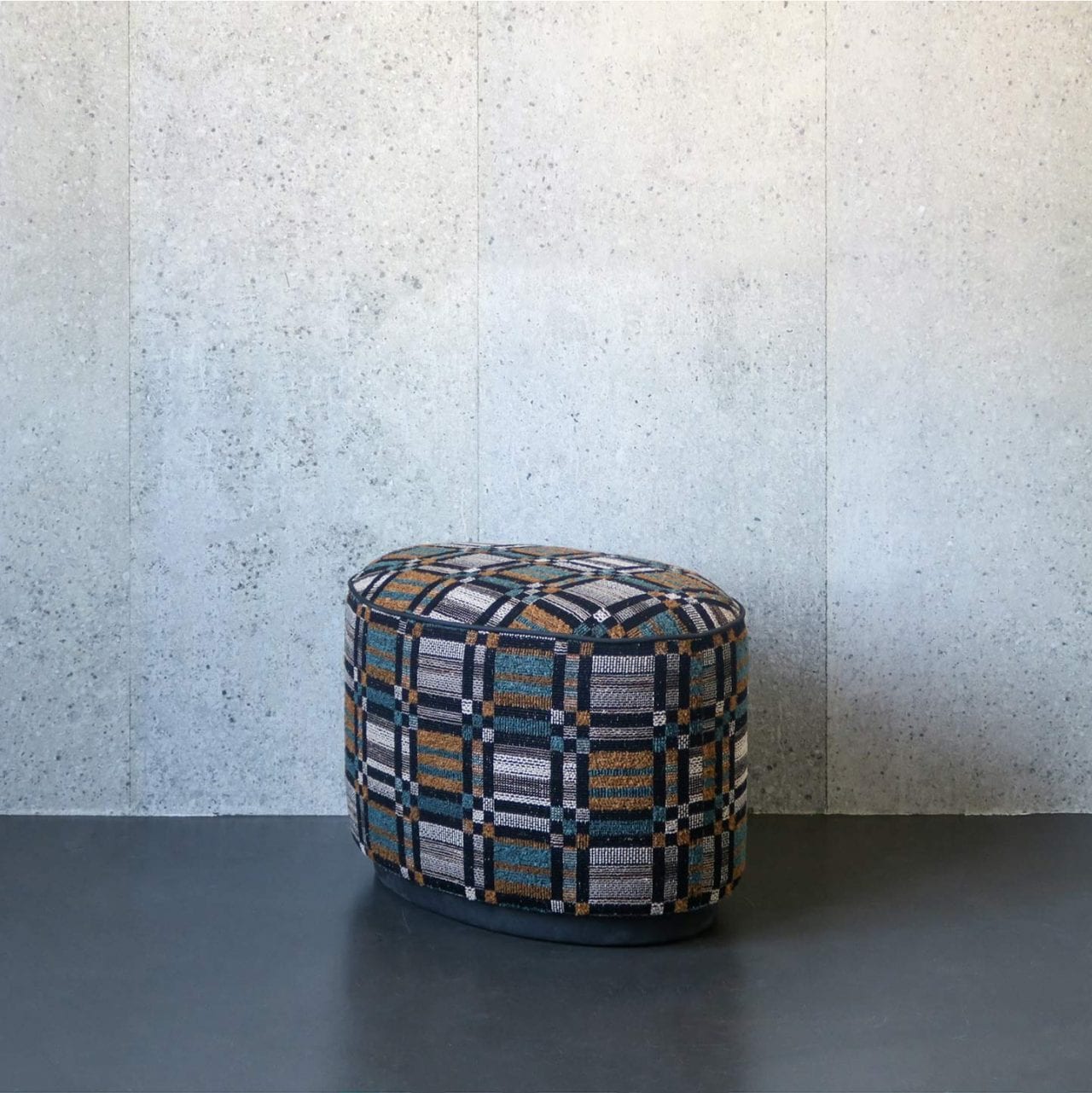 London Square Jade Green | Pouf Henry - Evolution21 | By Karine Bonjean